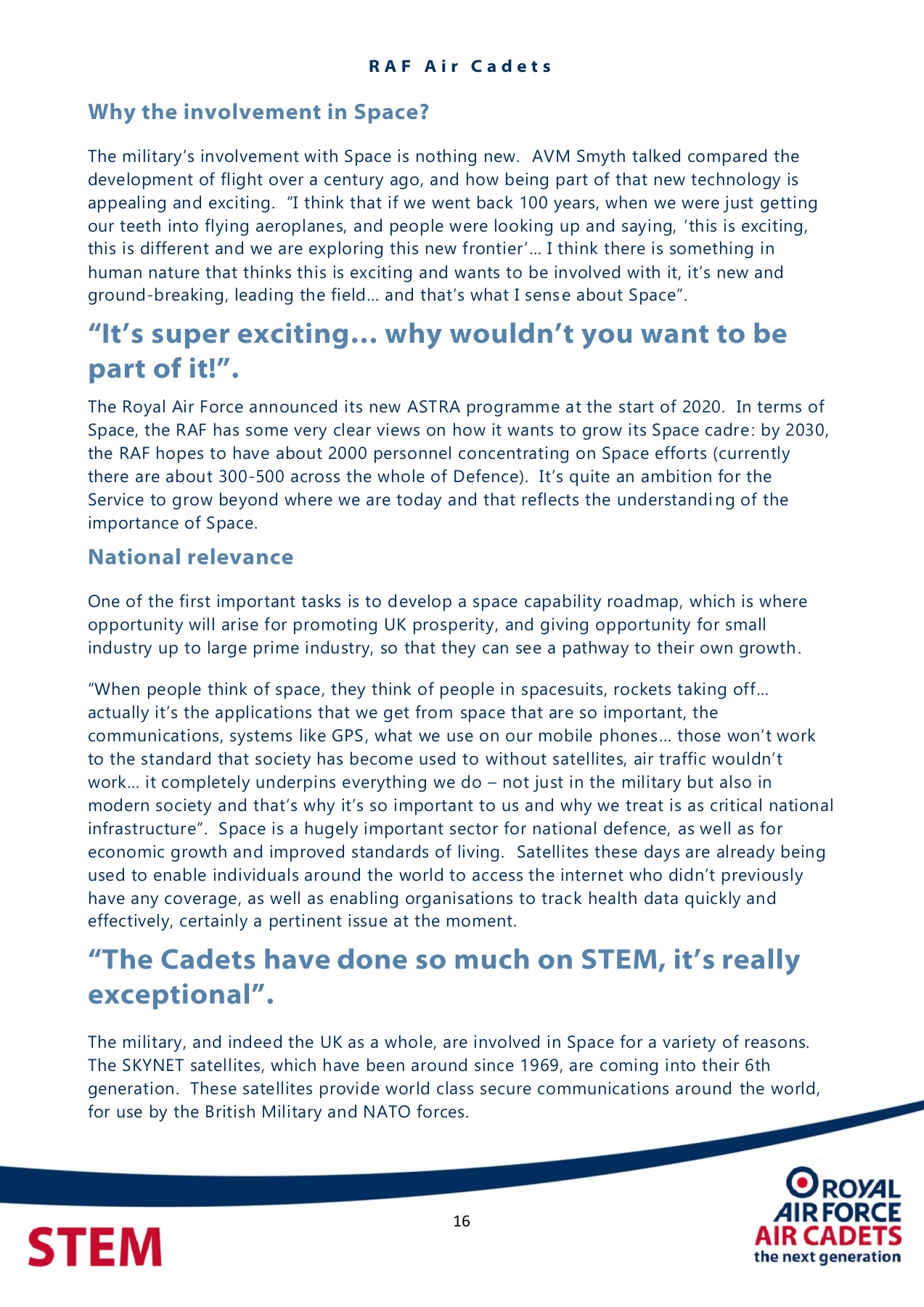 RAFAC - STEM booklet - Space - Nicky Weston - Page 16 | Flip PDF Online ...
