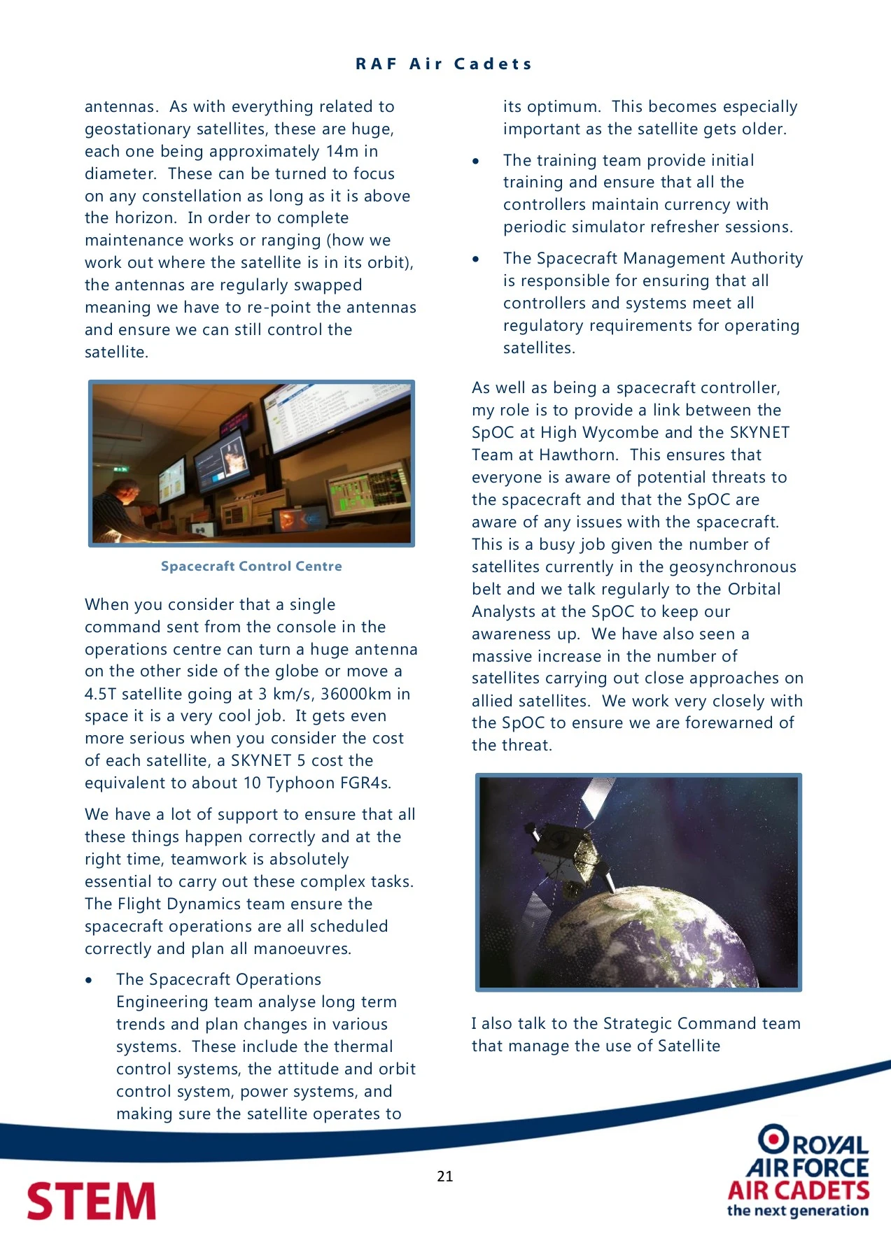 RAFAC - STEM booklet - Space - Nicky Weston - Page 21 | Flip PDF Online ...