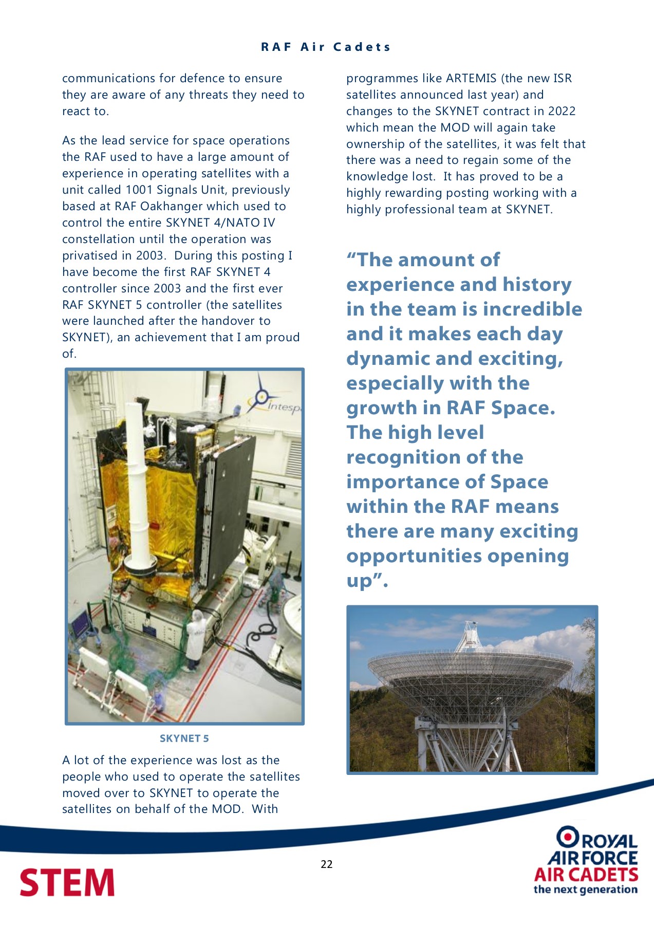 RAFAC - STEM booklet - Space - Nicky Weston - Page 22 | Flip PDF Online ...