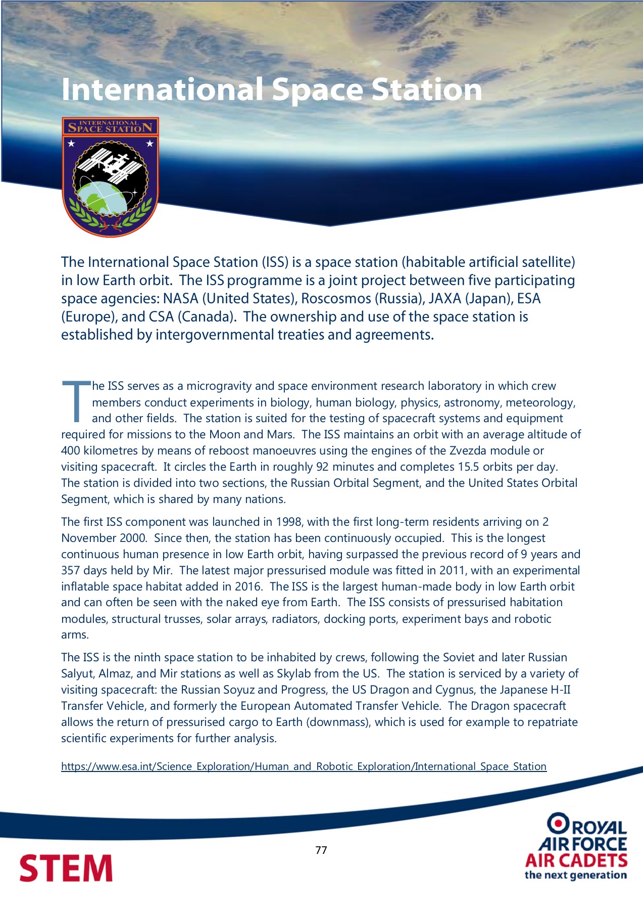 RAFAC - STEM booklet - Space - Nicky Weston - Page 77 | Flip PDF Online ...