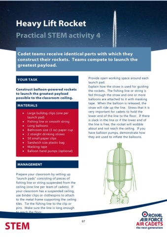 RAFAC - STEM booklet - Space - Nicky Weston - Page 67 | Flip PDF Online ...