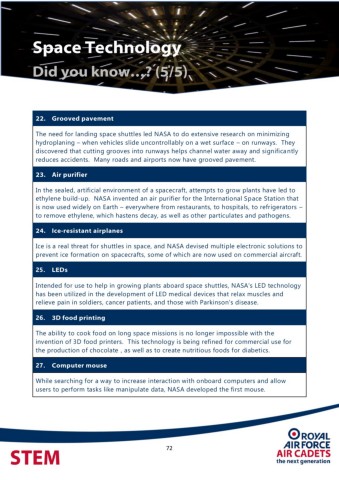 RAFAC - STEM booklet - Space - Nicky Weston - Page 72 | Flip PDF Online ...