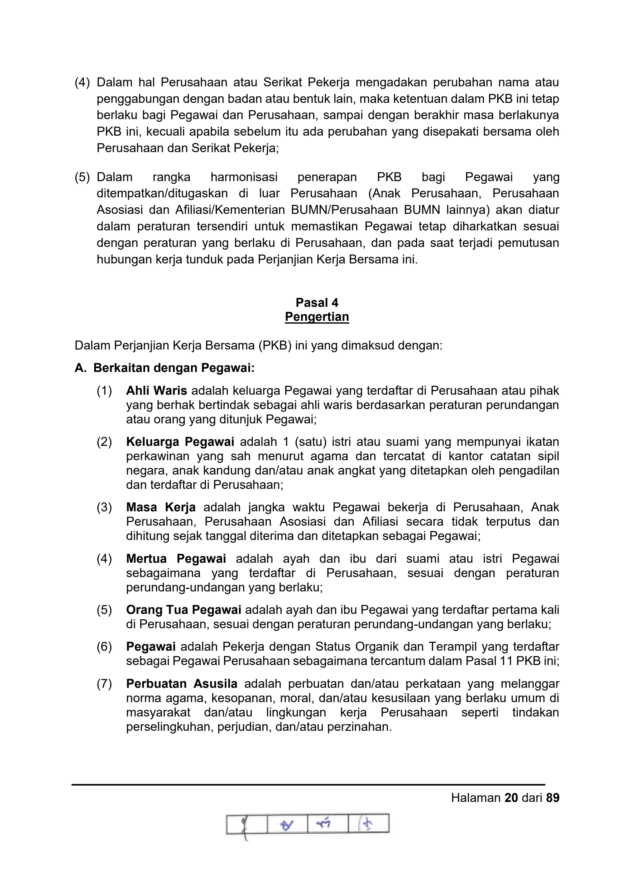Perjanjian Kerja Bersama PT. Wijaya Karya (Persero) Tbk 2025-2026 ...