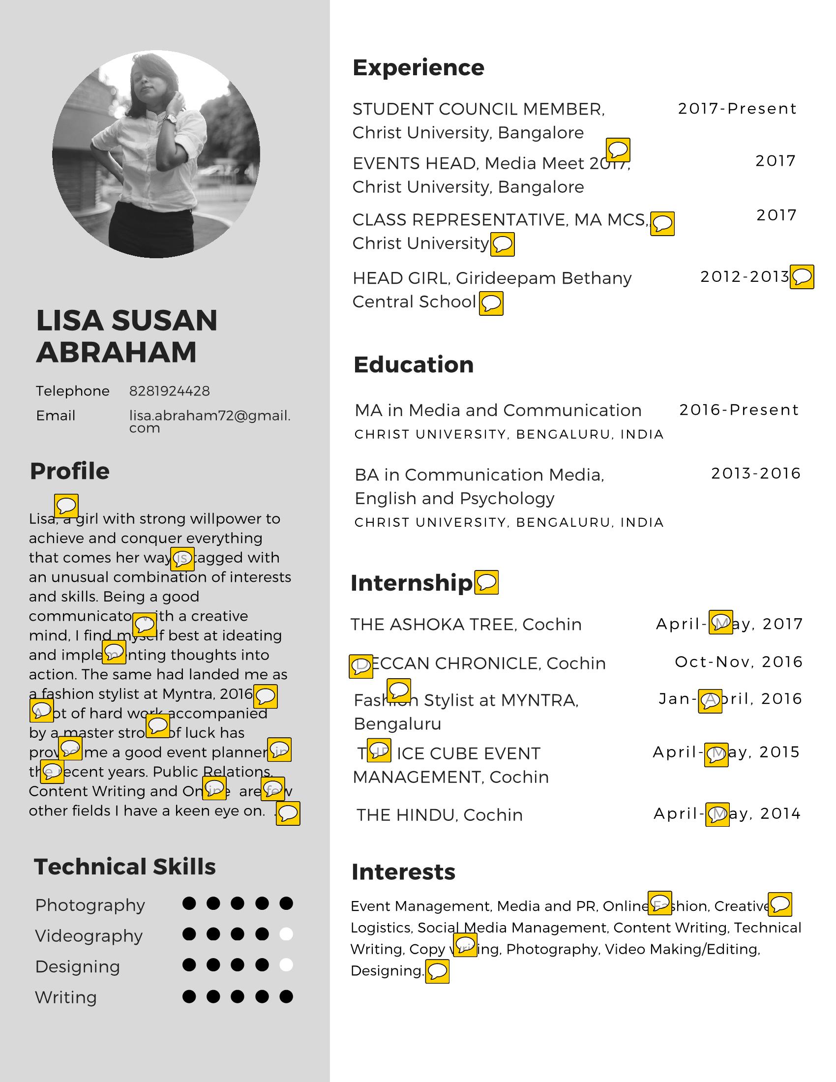 Resume_LISA SUSAN ABRAHAM - lisa.abraham - Page 1 - 1 | Flip PDF Online ...