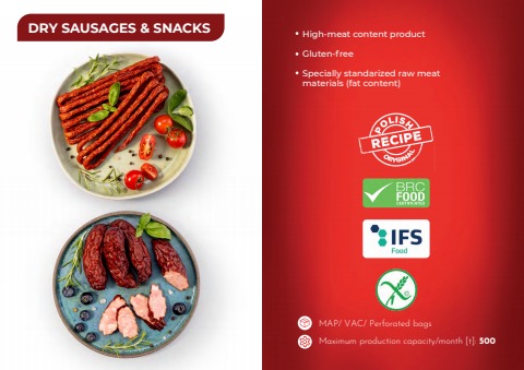 DRY SAUSAGES AND SNACKS