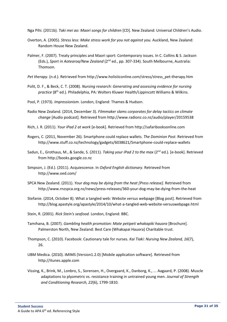 A guide to APA referencing – 6th edition - Kadteamm - Page 31 | Flip ...
