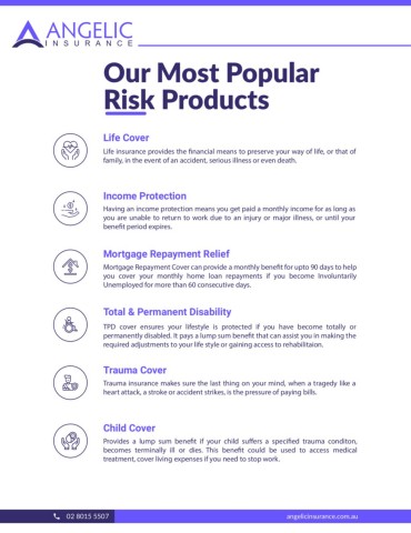 Our Most Popular Products Form Angelic Insurance