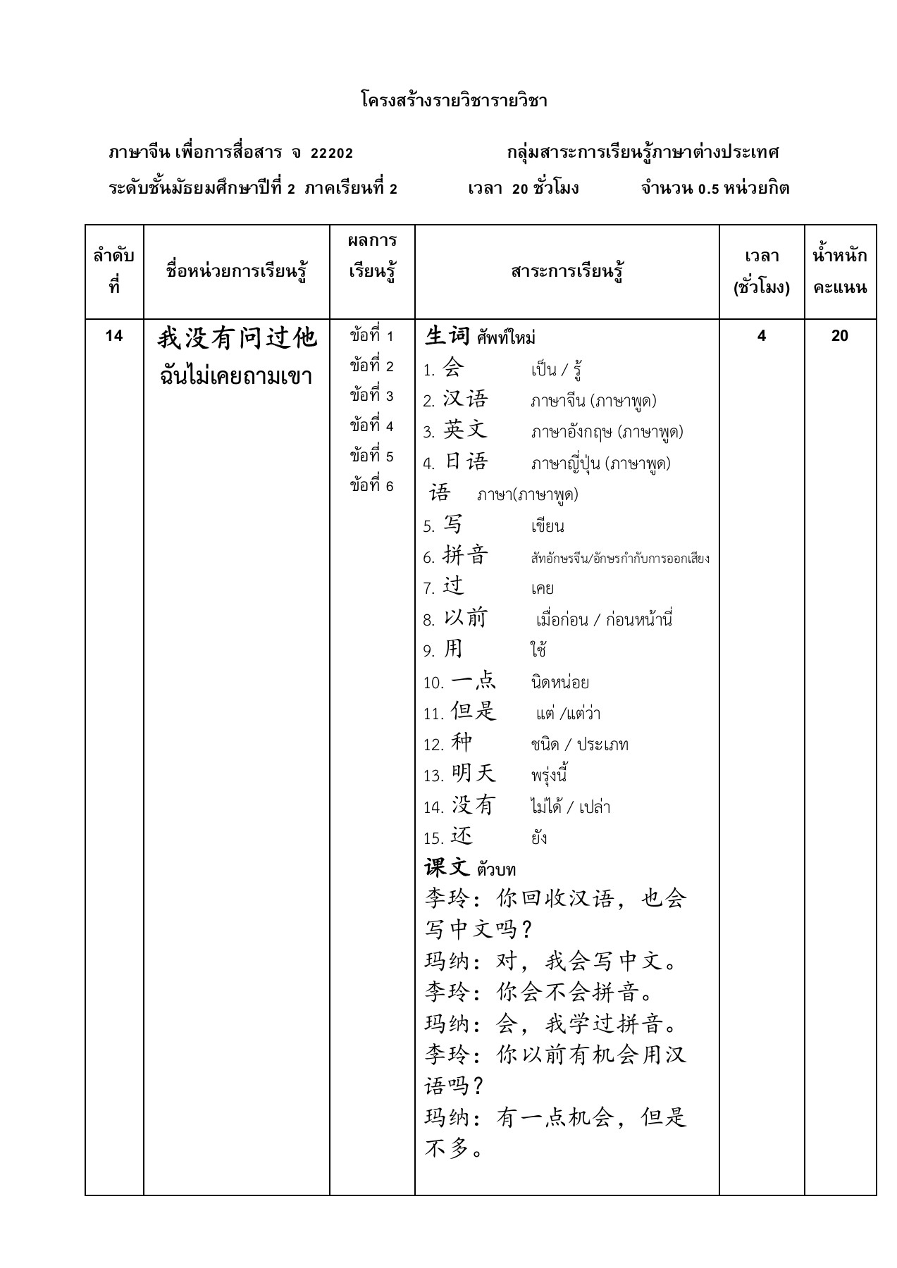 โครงสร้างภาษาจีน ปี 2564 - - หน้าหนังสือ 103 | พลิก PDF ออนไลน์ | PubHTML5