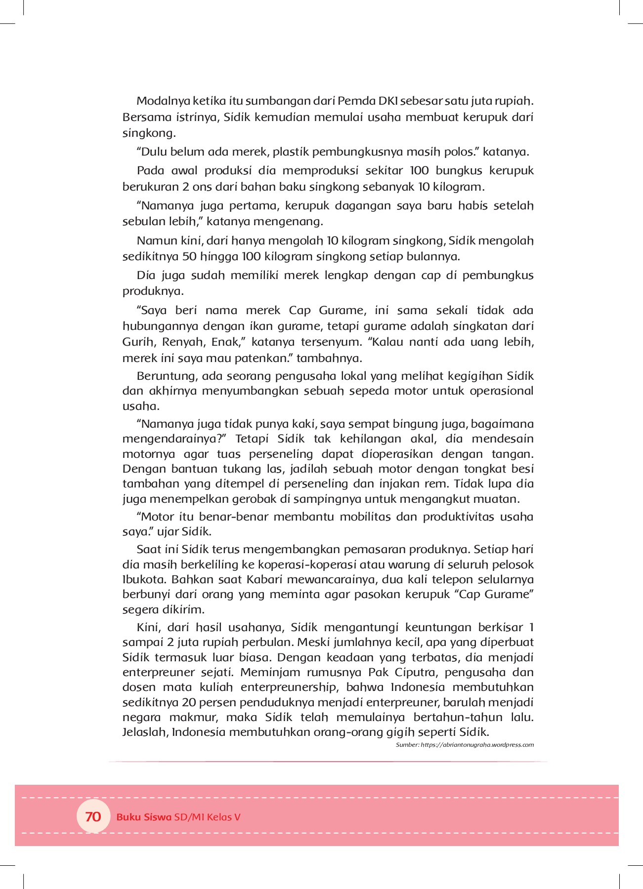 Buku Siswa Tema 1 - Zayyinul Firdaus - Muka Surat 76 | Membalik PDF Dalam talian | PubHTML5