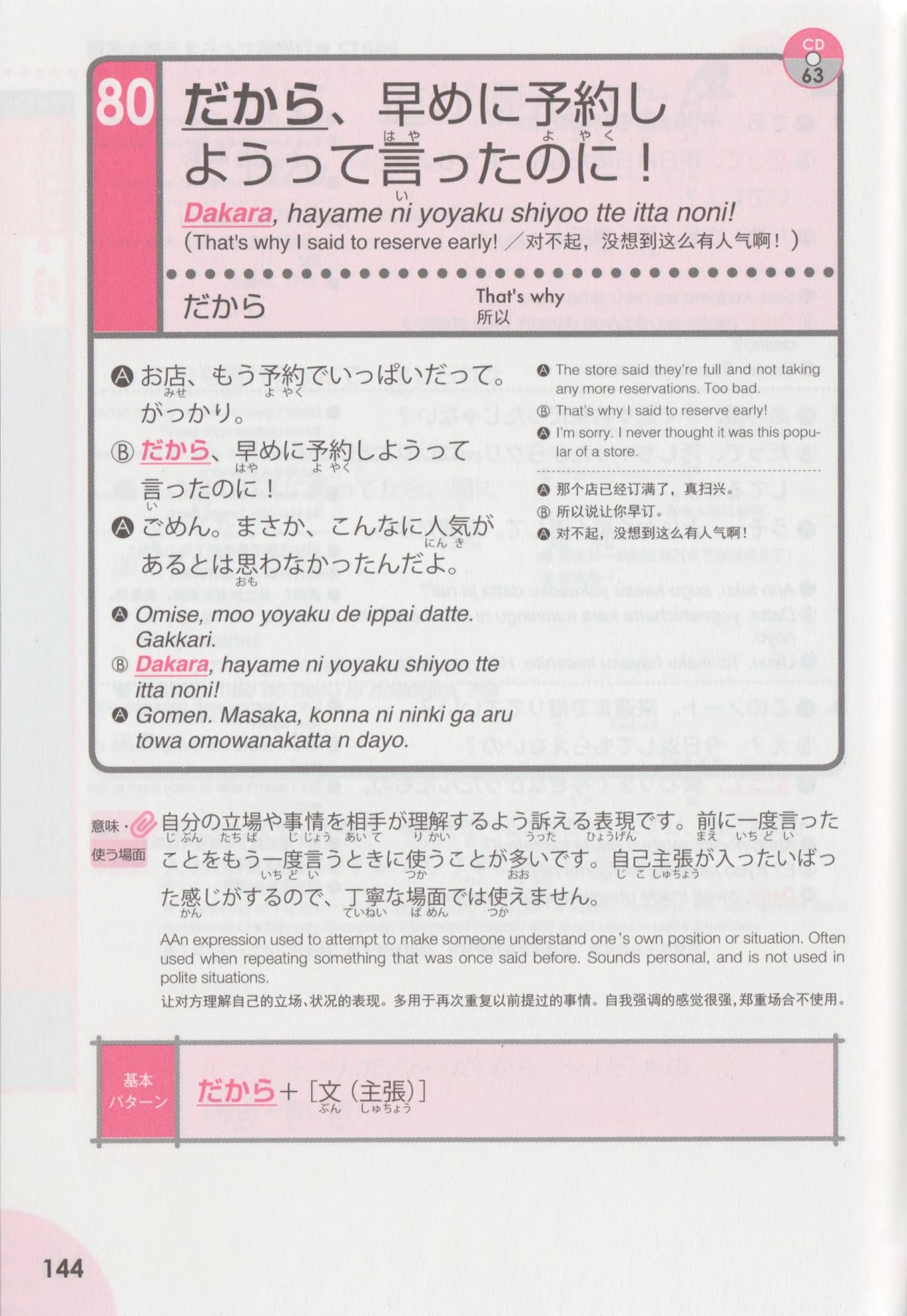 125 Extended Patterns for Japanese Conversation - tss john - ページ 144 ...