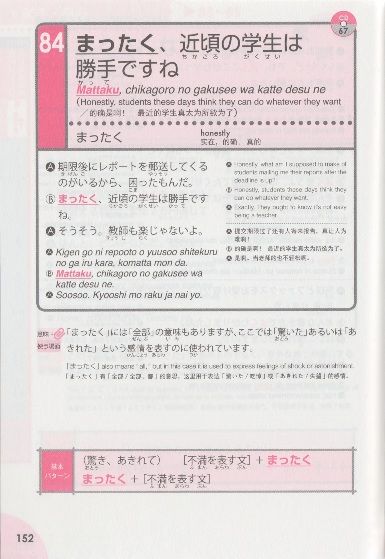 125 Extended Patterns for Japanese Conversation - tss john - ページ 152 ...