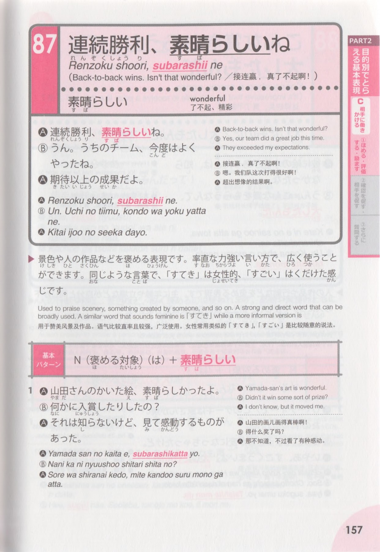 125 Extended Patterns for Japanese Conversation - tss john - ページ 157 ...