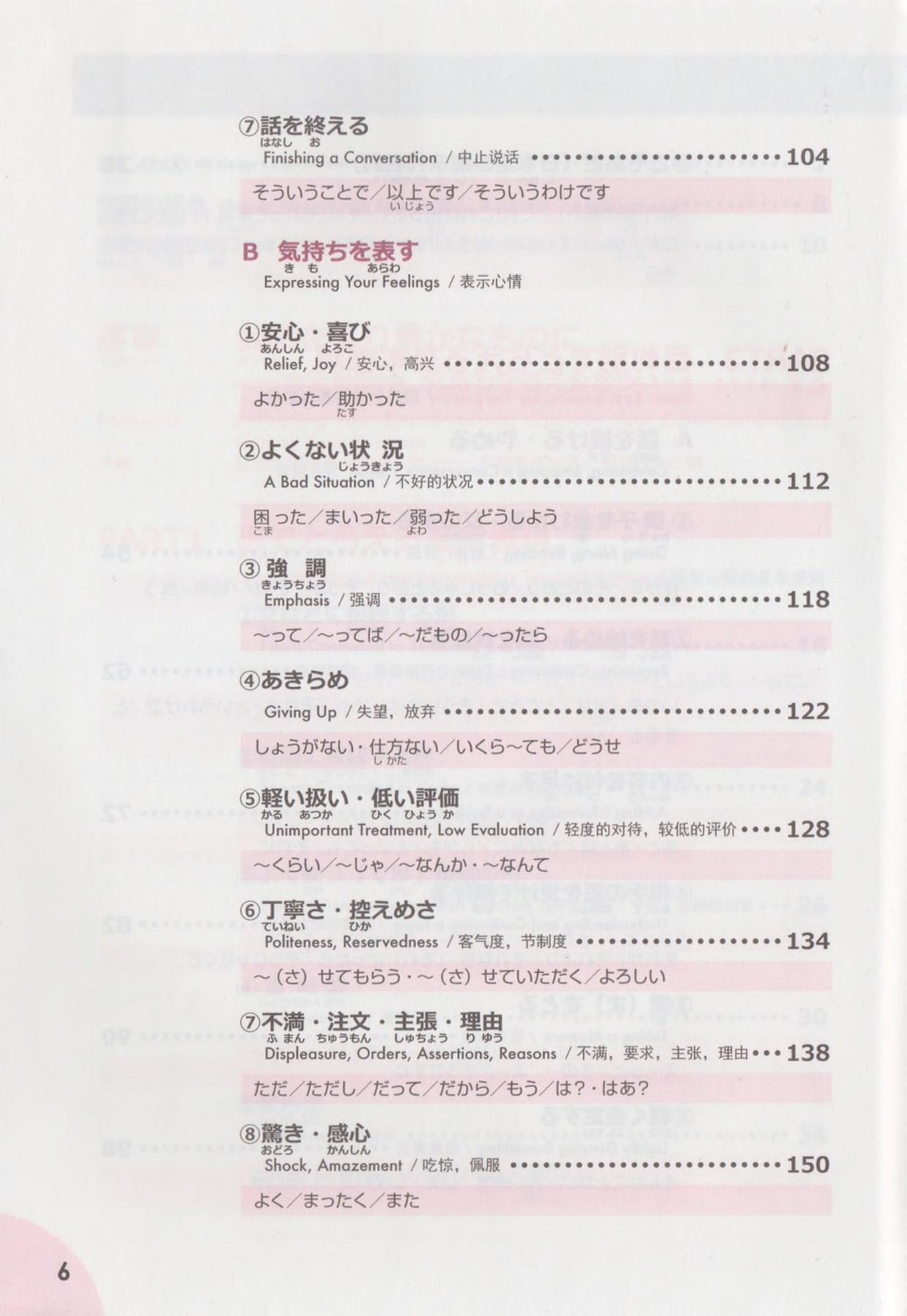 125 Extended Patterns for Japanese Conversation - tss john - ページ 6 ...