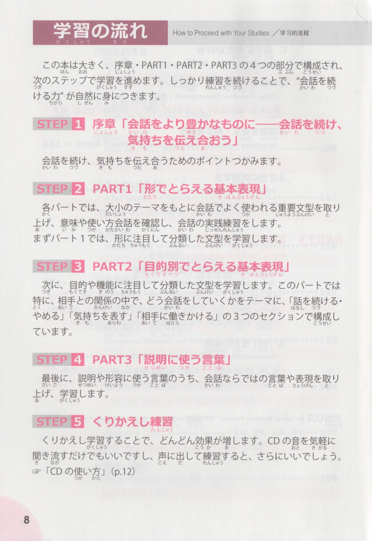 125 Extended Patterns for Japanese Conversation - tss john - ページ 8 ...