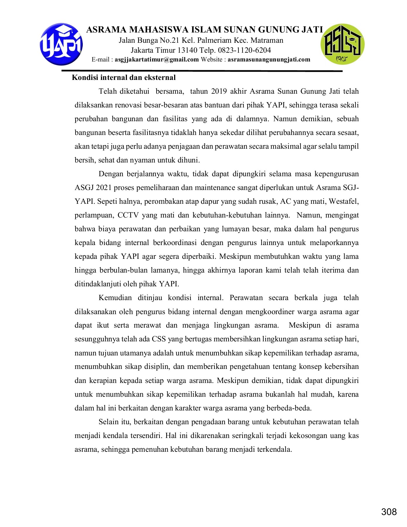Laporan Pertanggungjawaban Pengurus ASGJ 2021 - Ruhidin Ruhidin ...