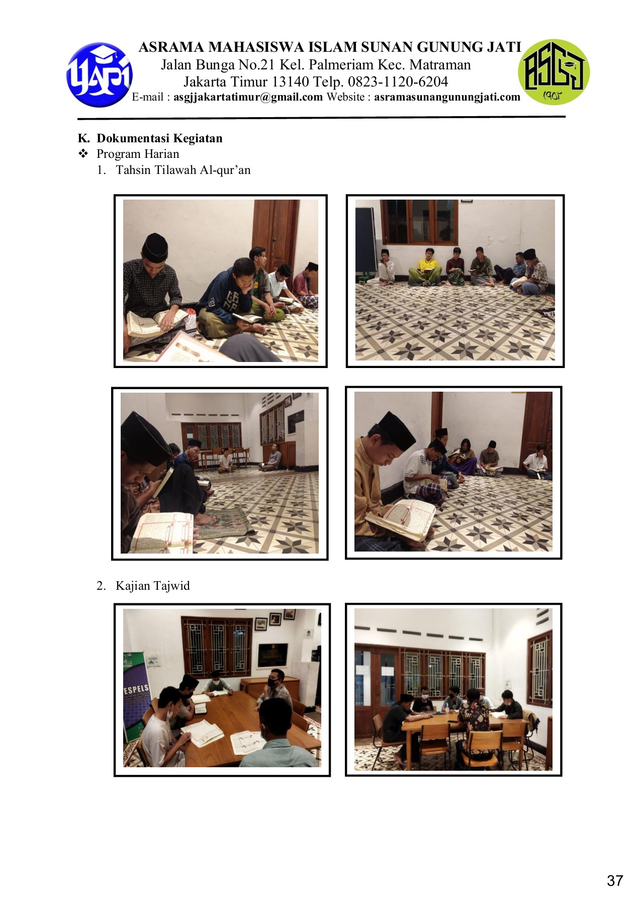 Laporan Pertanggungjawaban Pengurus ASGJ 2021 - Ruhidin Ruhidin ...