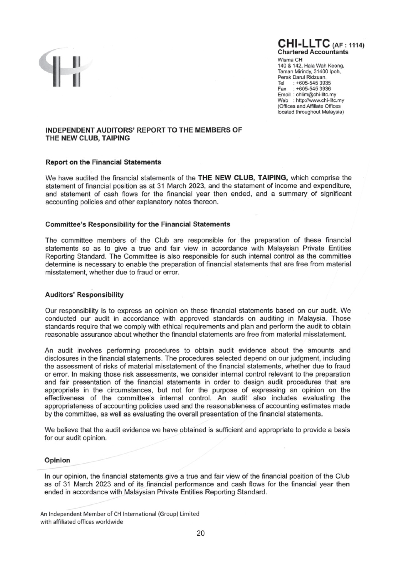 The New Club Annual Report 2022/2023 - TNC Taiping - Page 21 | Flip PDF ...