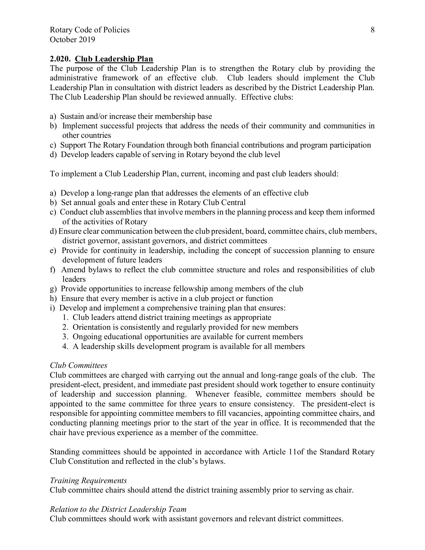 Rotary Code of Policies 2019 - Dijital Rotary Kampüsü Kütüphanesi ...