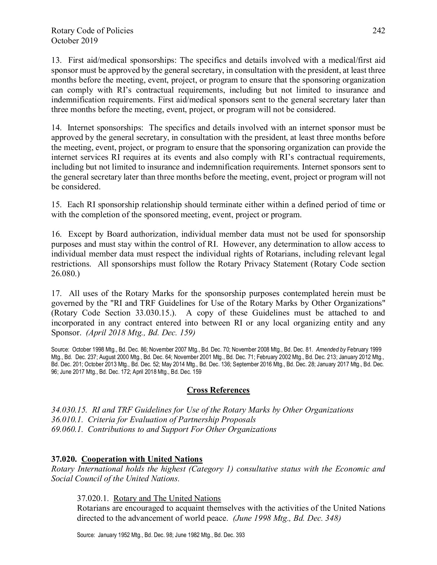 Rotary Code of Policies 2019 - Dijital Rotary Kampüsü Kütüphanesi ...