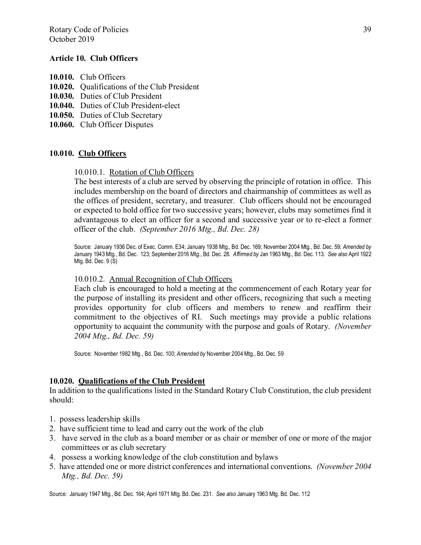 Rotary Code of Policies 2019 - Dijital Rotary Kampüsü Kütüphanesi ...