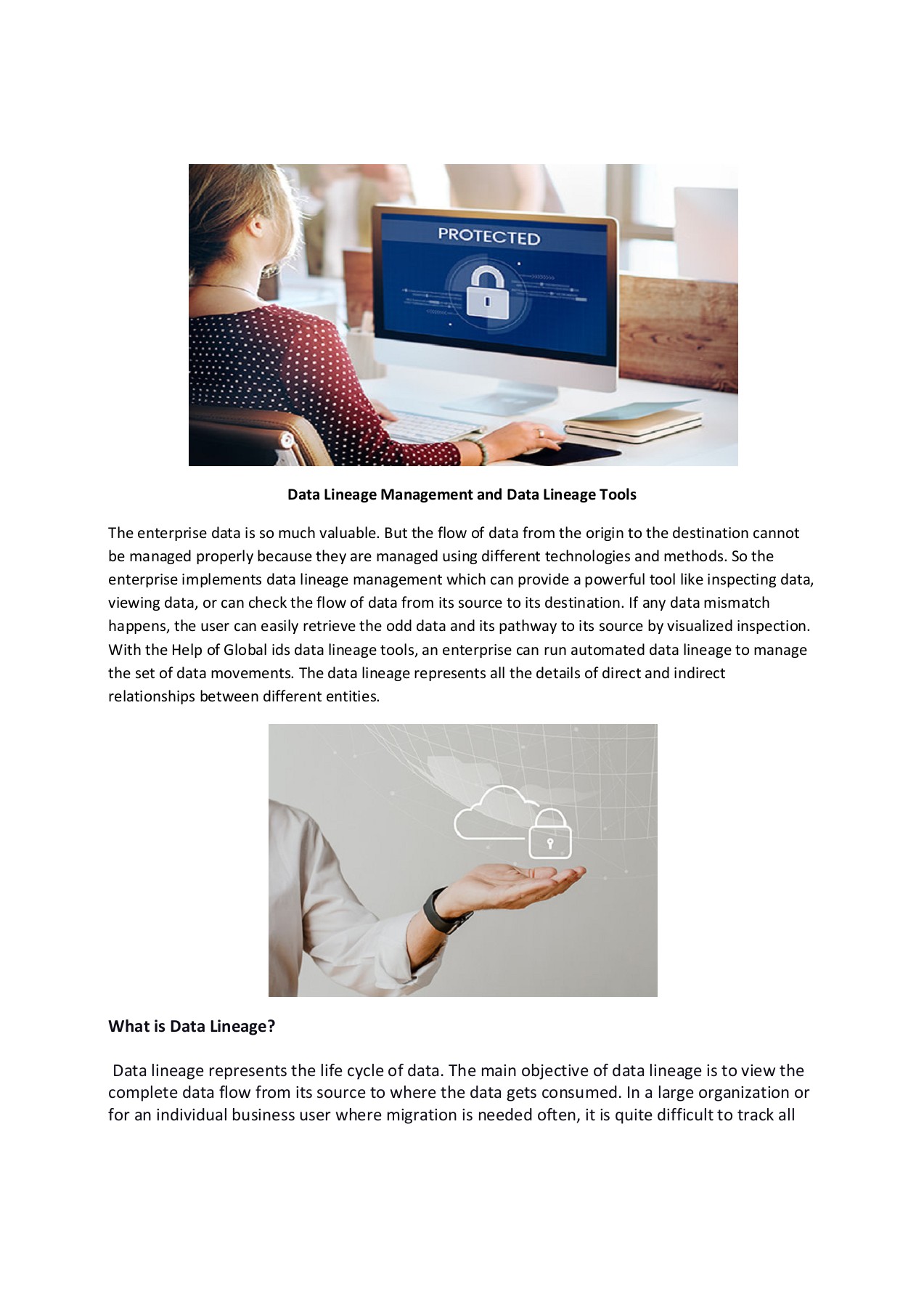 Global ids Data Lineage Management - Databazaar - Page 1 - 2 | Flip PDF ...