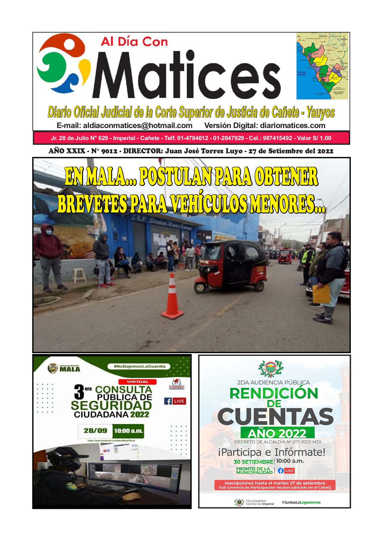 DIARIO MATICES EDICION 27-09-2022 - aldiaconmatices - Página 1 - 8 ...