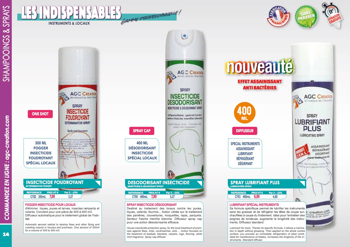 CATALOGUE PROFESSIONNEL 2018 - infos - Page 14 | PDF Feuilletable en Ligne | PubHTML5