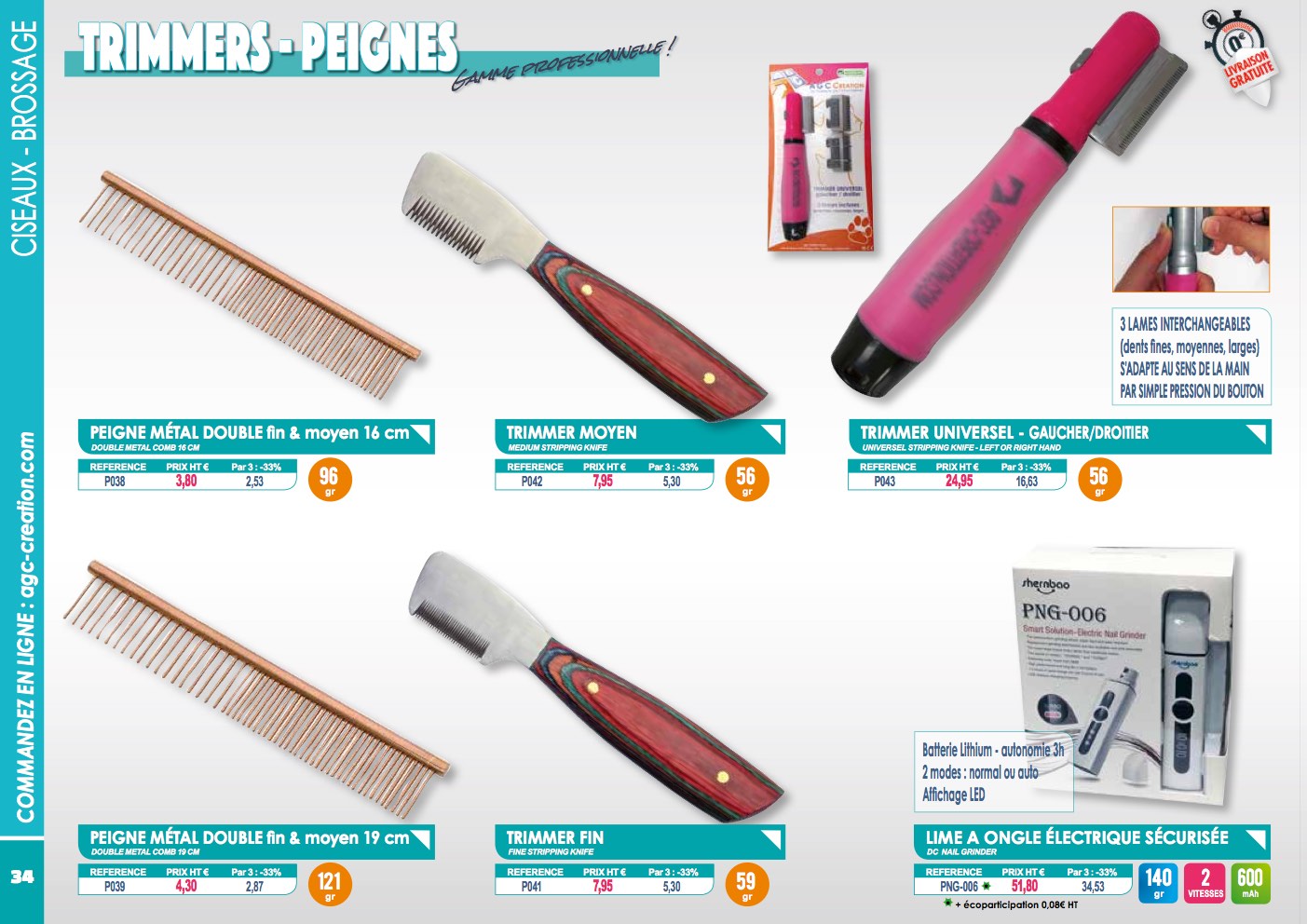 CATALOGUE PROFESSIONNEL 2018 - infos - Page 34 | PDF Feuilletable en Ligne | PubHTML5