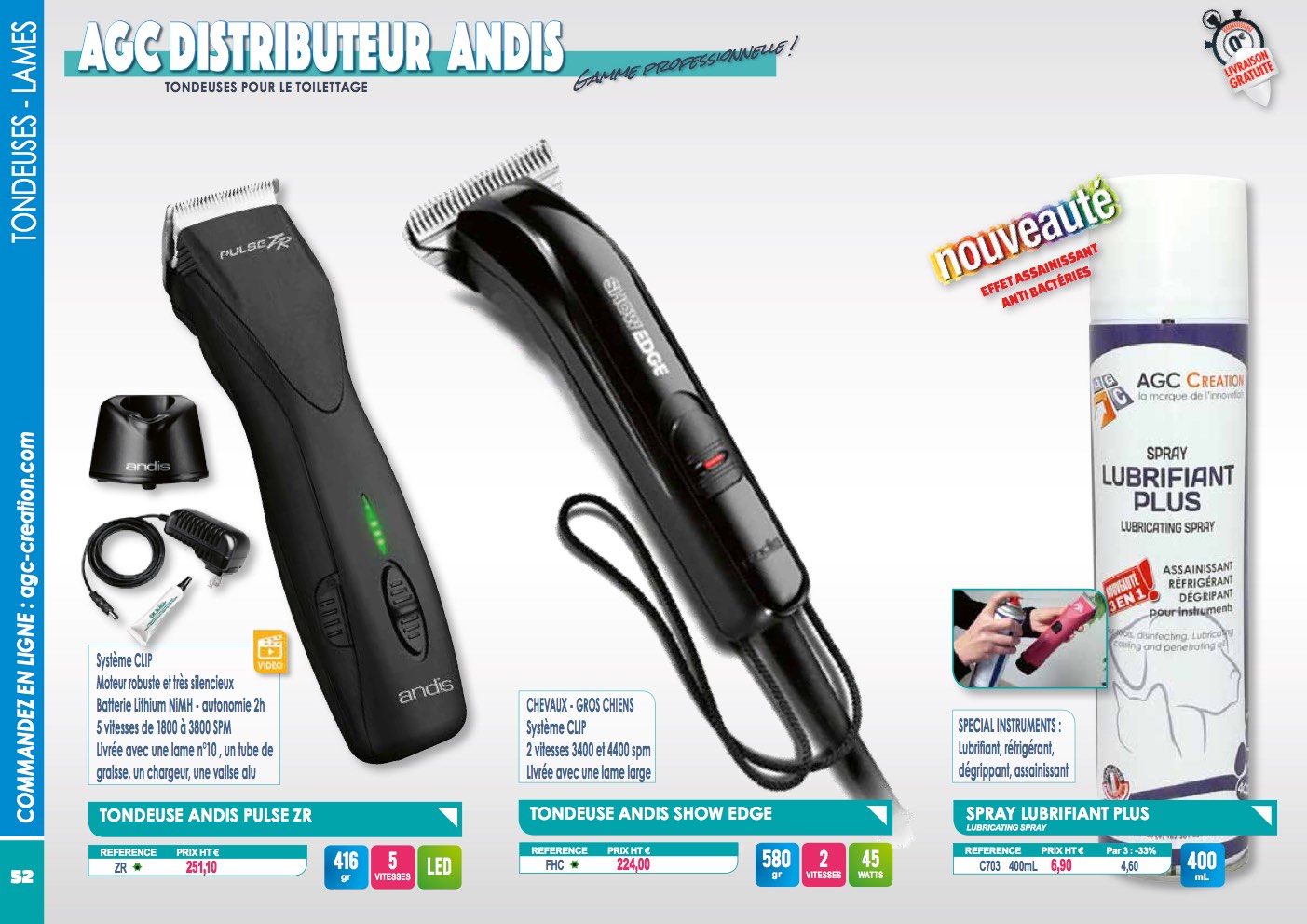 CATALOGUE PROFESSIONNEL 2018 - infos - Page 52 | PDF Feuilletable en Ligne | PubHTML5