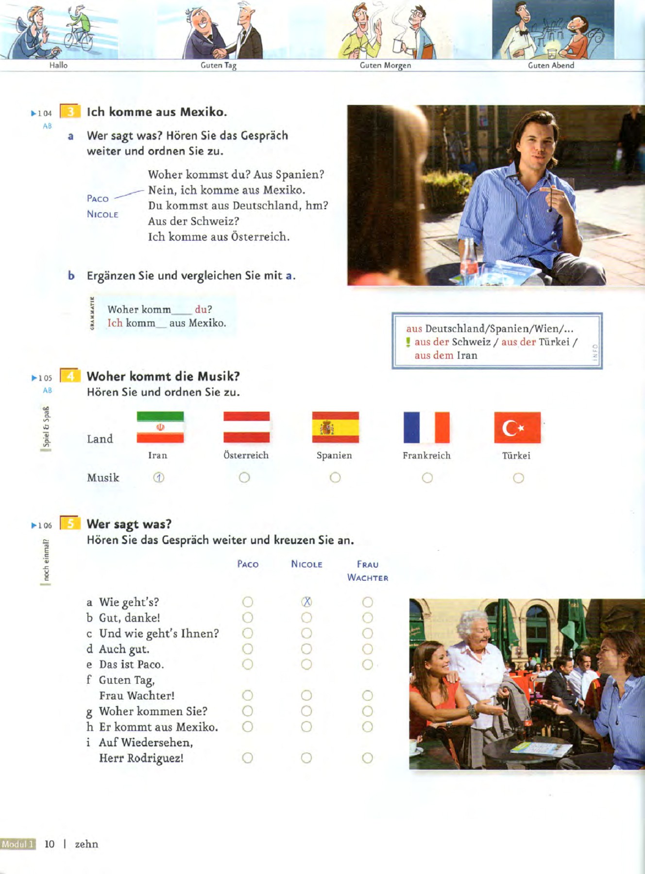 Menschen A1.1 Kursbuch - amir_ieeeman - Seite 10 | Daumenkino PDF Online | PubHTML5