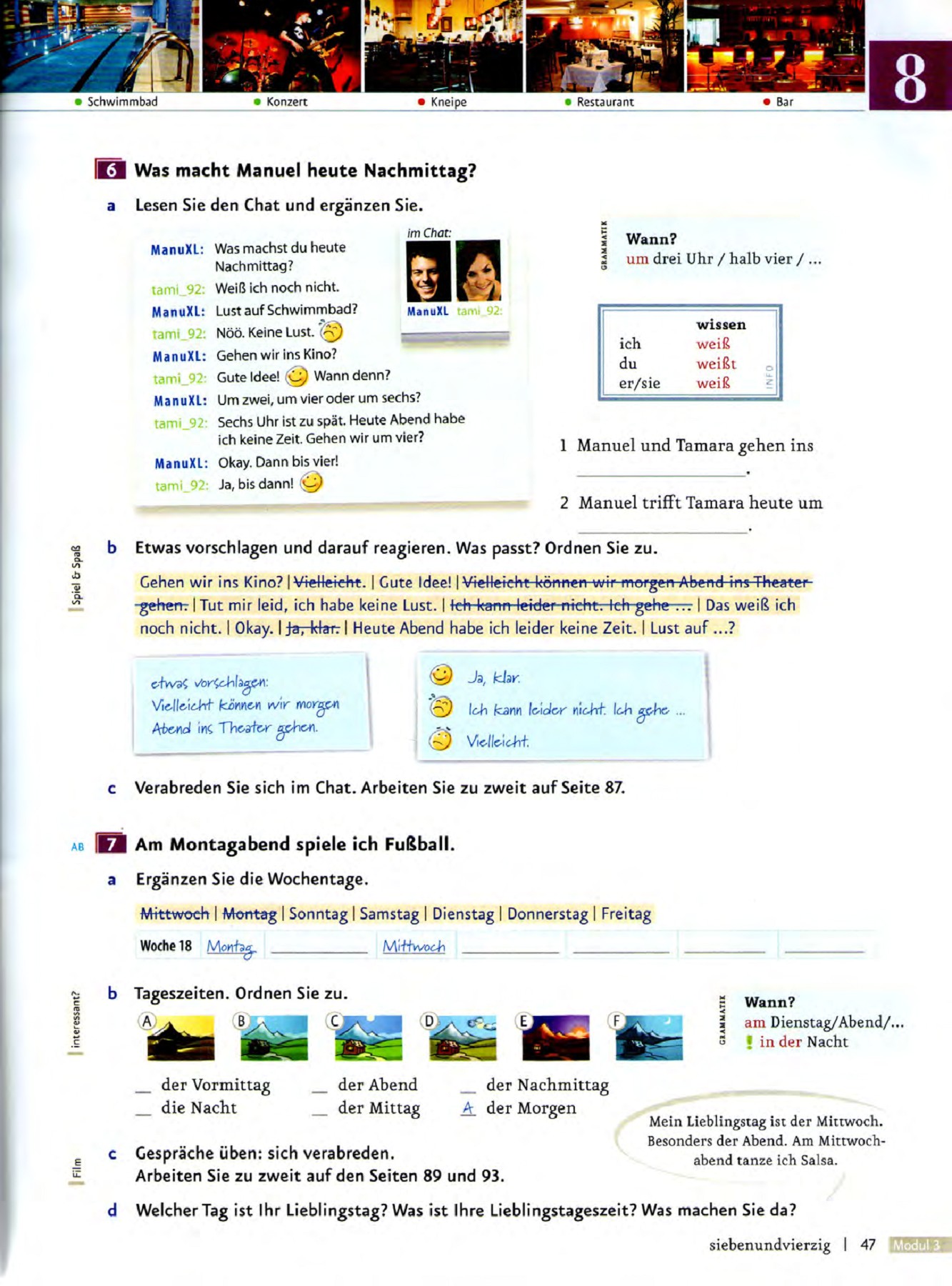 Menschen A1.1 Kursbuch - amir_ieeeman - Seite 47 | Daumenkino PDF Online | PubHTML5