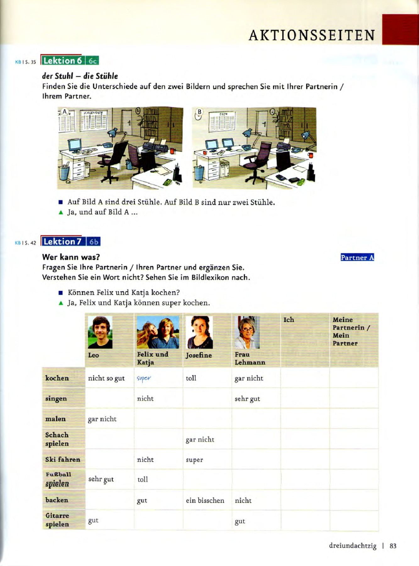Menschen A1.1 Kursbuch - amir_ieeeman - Seite 83 | Daumenkino PDF Online | PubHTML5