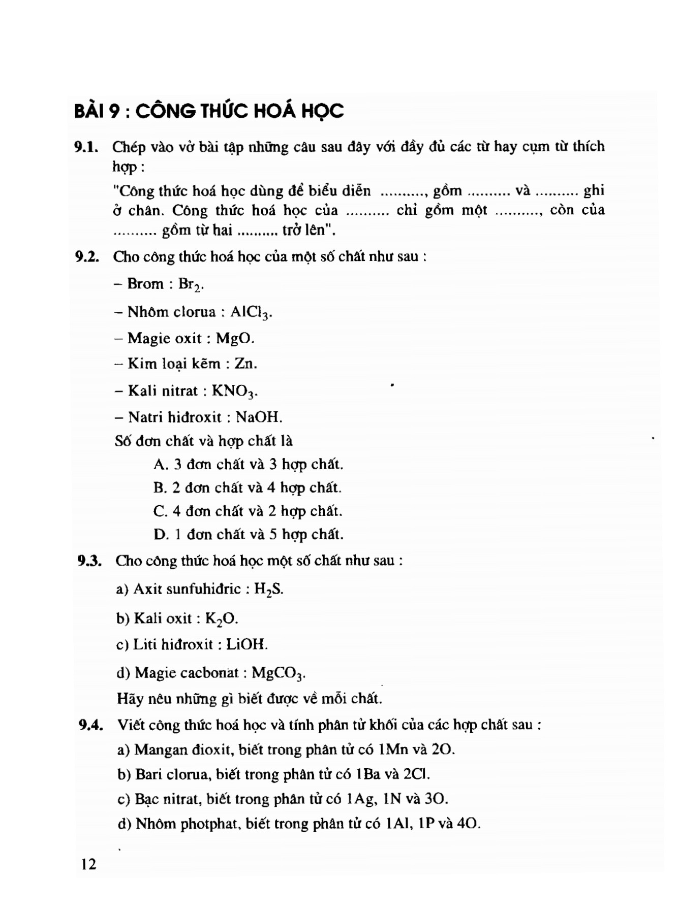 Bai-tap-hoa-hoc-8 - bluelights247 - Halaman 13 | PDF Online | PubHTML5