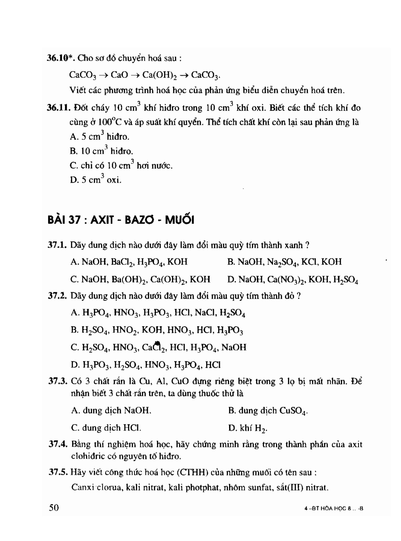 Bai-tap-hoa-hoc-8 - bluelights247 - Halaman 51 | PDF Online | PubHTML5