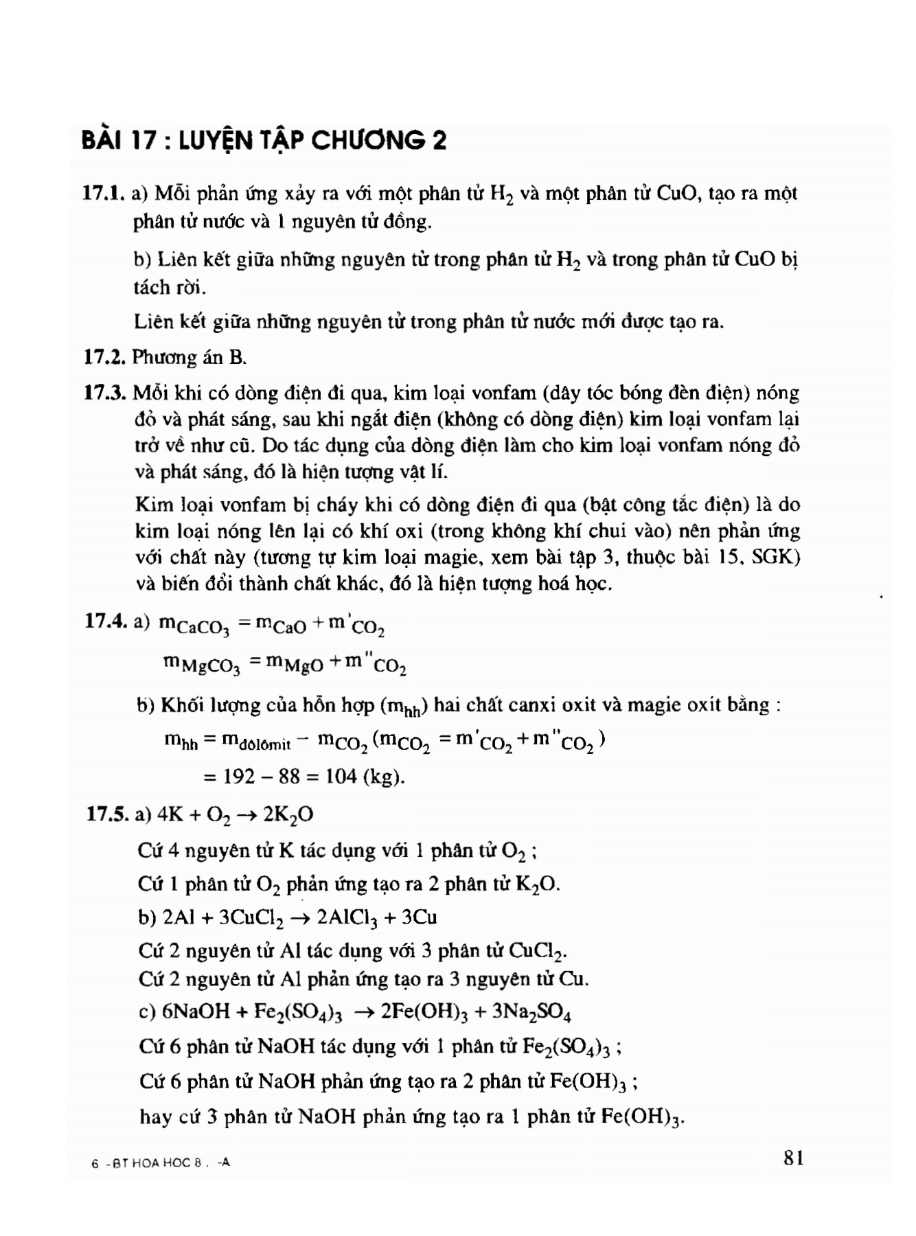Bai-tap-hoa-hoc-8 - bluelights247 - Halaman 82 | PDF Online | PubHTML5