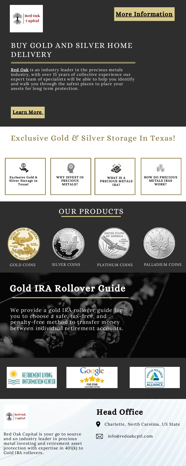 Gold IRA Rollover Guide - Red Oak Capital - Page 1 - 1 | Flip PDF Online | PubHTML5