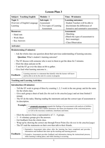 English Teaching Method lesson plan - phasatangpate312201 - Page 39 ...