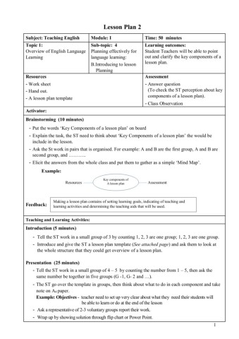 English Teaching Method lesson plan - phasatangpate312201 - Page 45 ...