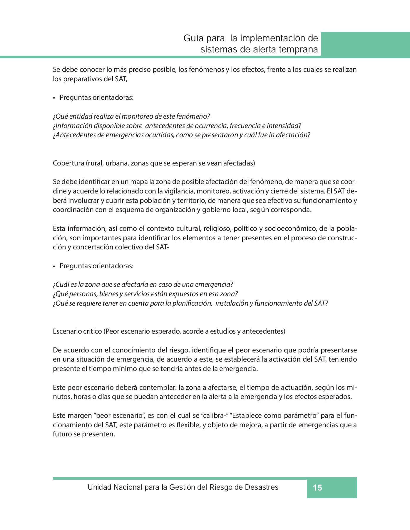Guía para la Implementación de Sistemas de Alerta Temprana SAT - gsdiesel1980 - Página 17 | Flip ...