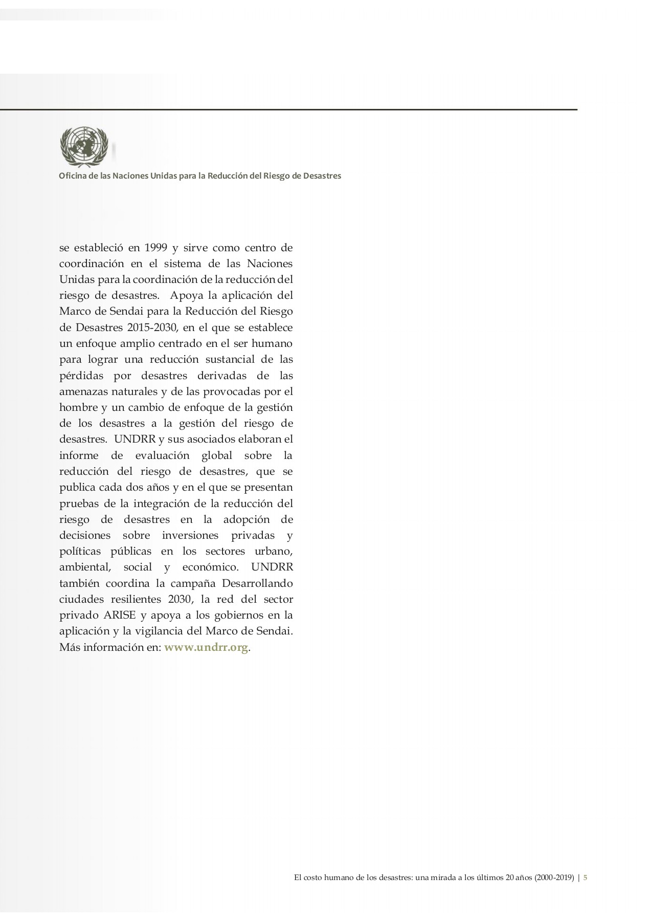 El Costo Humano de los Desastres - gsdiesel1980 - Página 7 | Flip PDF en línea | PubHTML5