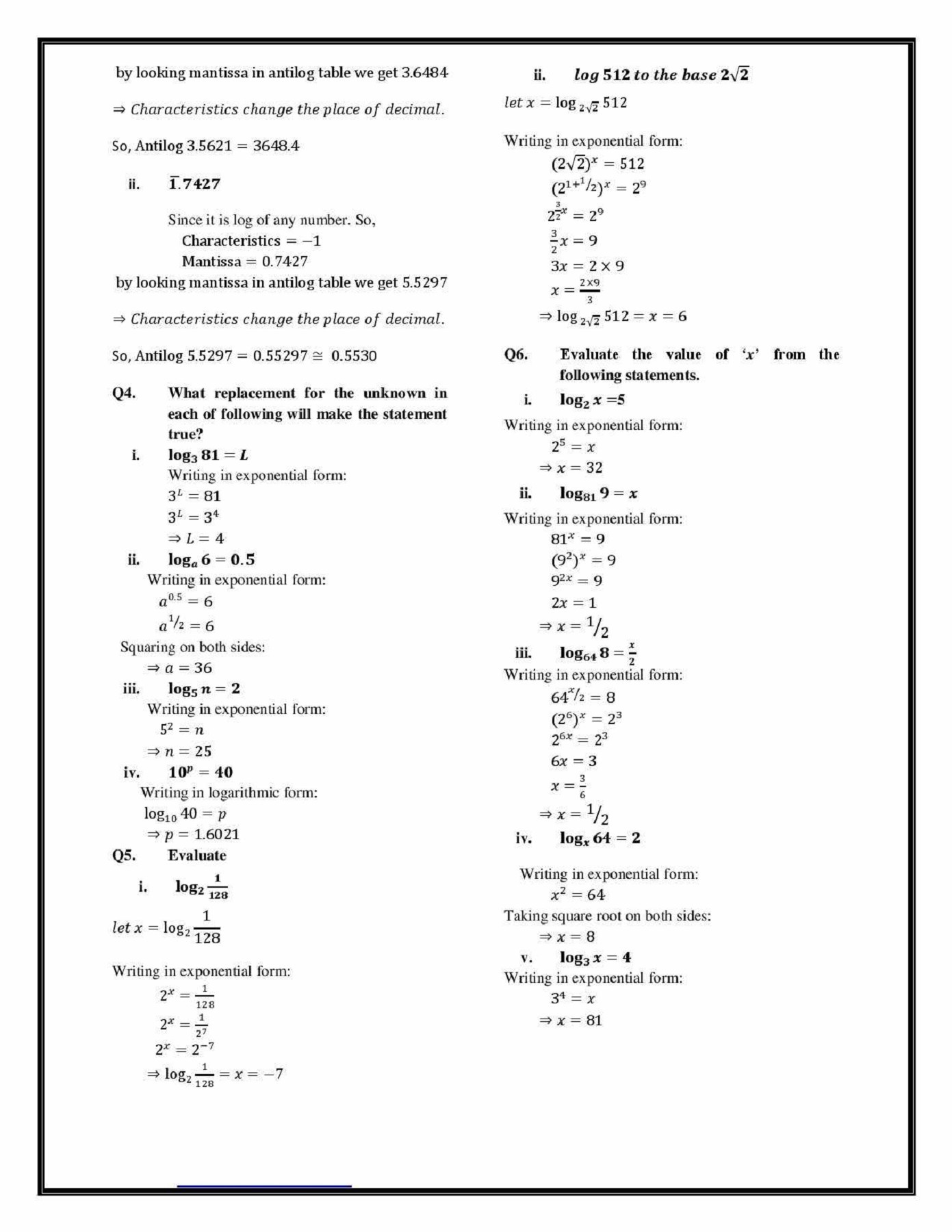 9th Class Math Notes with Solutions - haseebshafiq28 - Page 83 | Flip ...