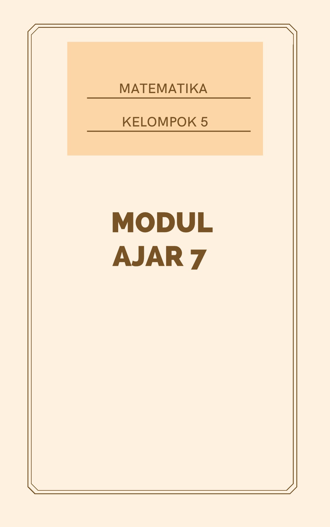 Matematika Modul Ajar 7 - Gracecia Galuh - Page 1 - 17 | Flip PDF ...