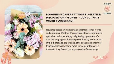 Blooming Wonders at Your Fingertips Discover Jory Flower - Your ...