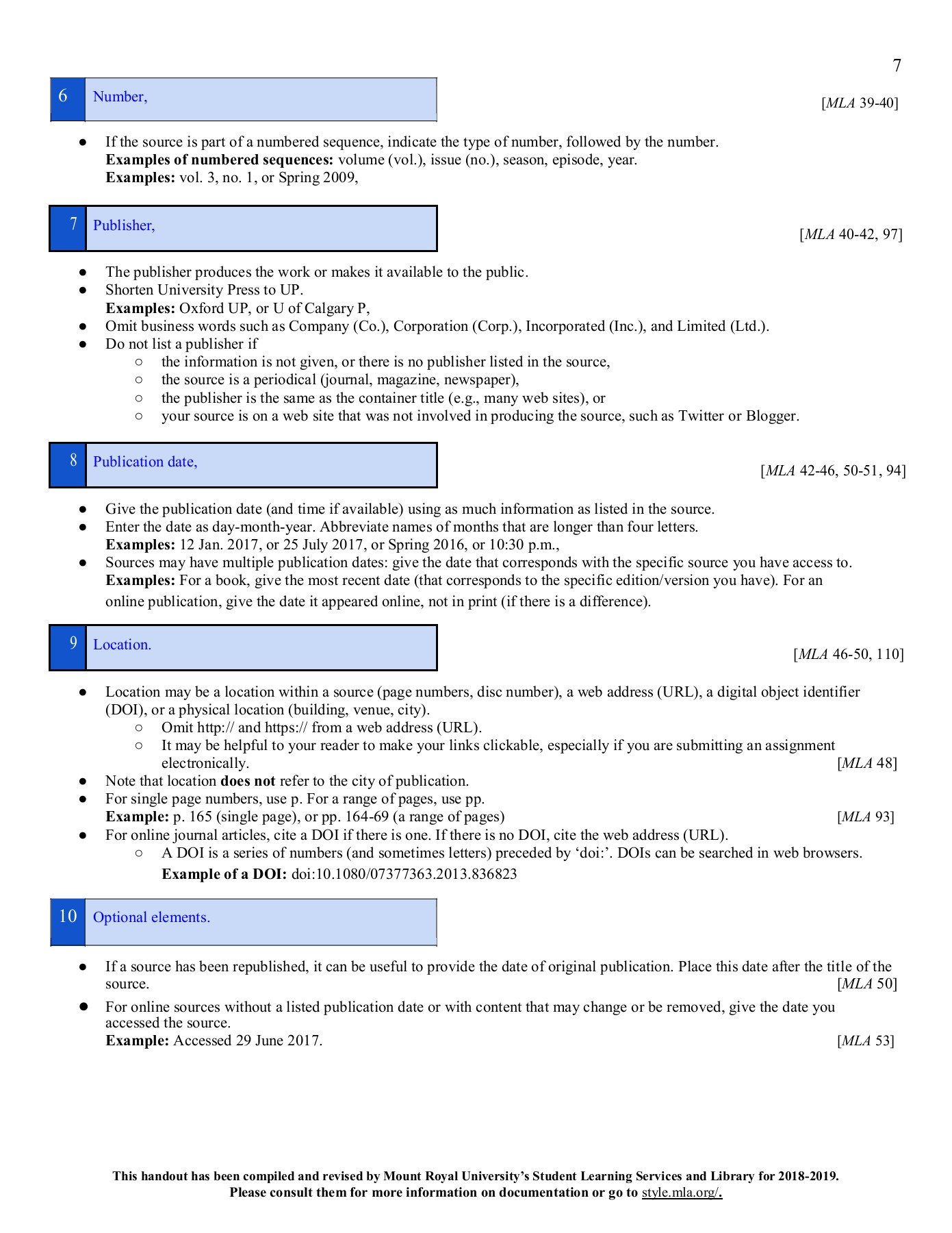 MLA-Guide - Mr. Ahmed Samir - Page 7 | Flip PDF Online | PubHTML5