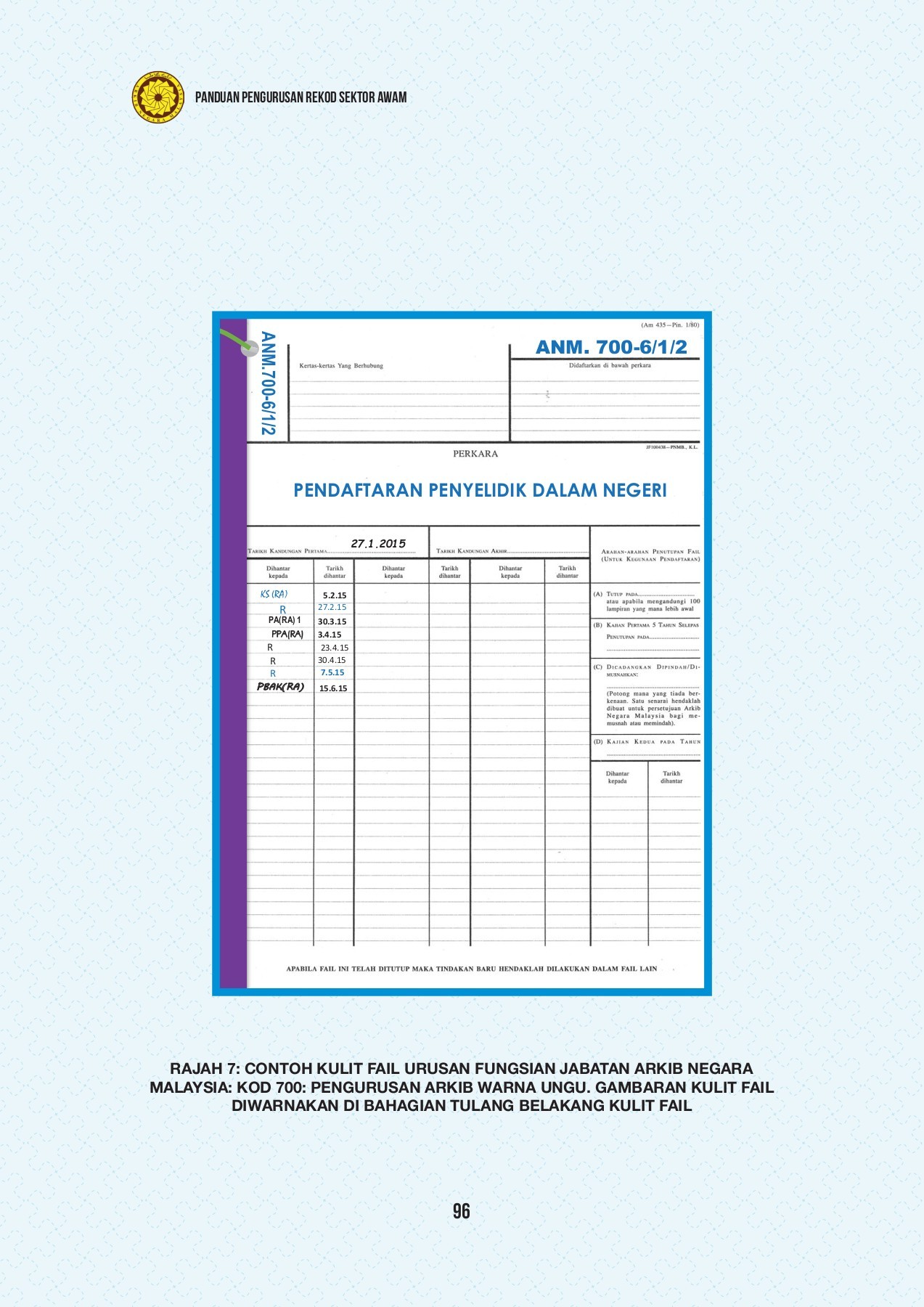PANDUAN PENGURUSAN REKOD AWAM - amkabulmas - Muka Surat 114 | Membalik PDF Dalam talian | PubHTML5