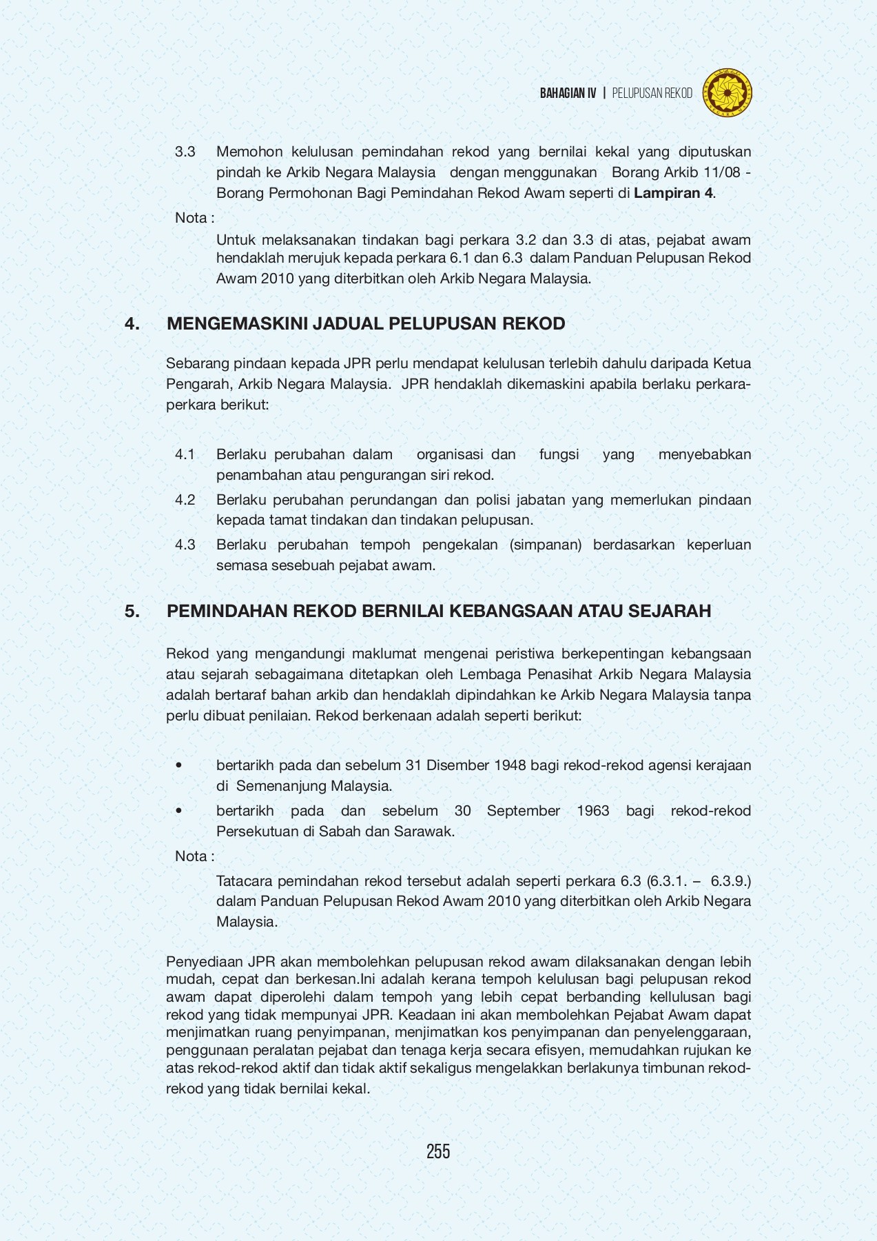 PANDUAN PENGURUSAN REKOD AWAM - amkabulmas - Muka Surat 273 | Membalik PDF Dalam talian | PubHTML5