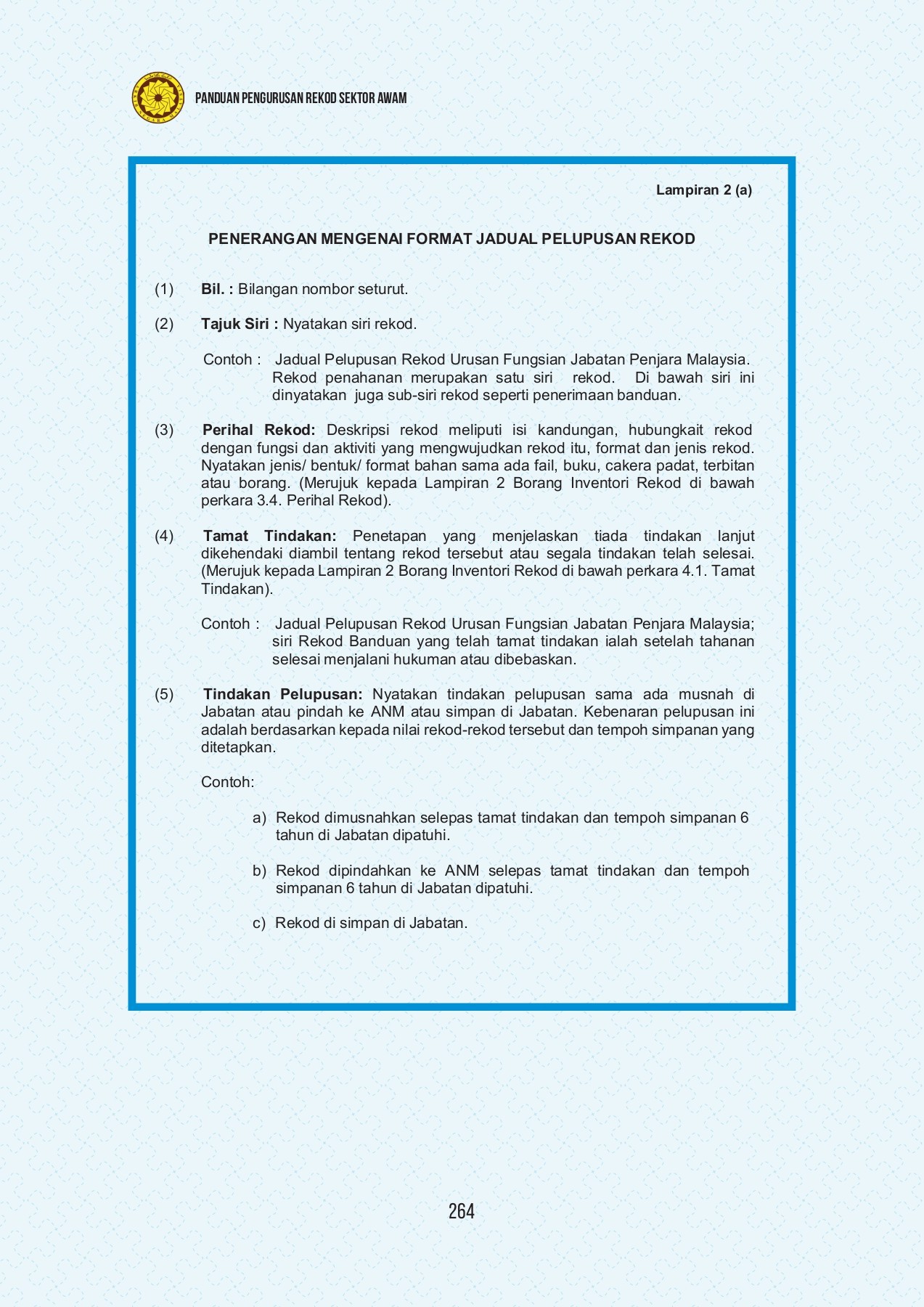 PANDUAN PENGURUSAN REKOD AWAM - amkabulmas - Muka Surat 282 | Membalik ...