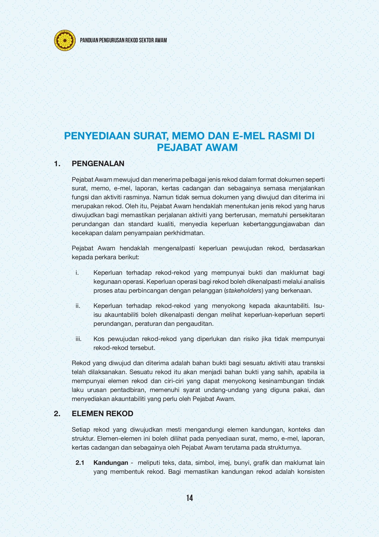 PANDUAN PENGURUSAN REKOD AWAM - amkabulmas - Muka Surat 31 | Membalik PDF Dalam talian | PubHTML5