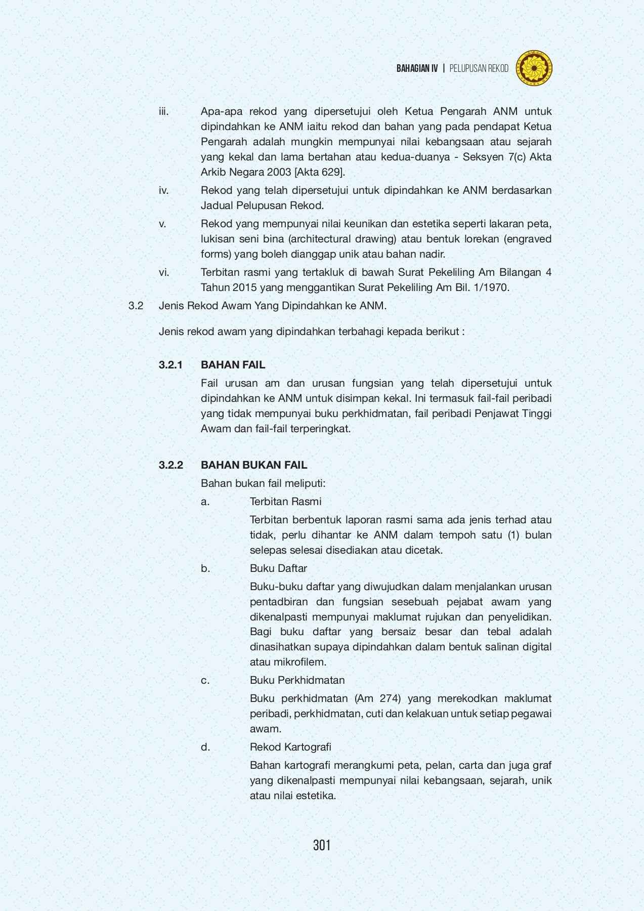 PANDUAN PENGURUSAN REKOD AWAM - amkabulmas - Muka Surat 319 | Membalik PDF Dalam talian | PubHTML5