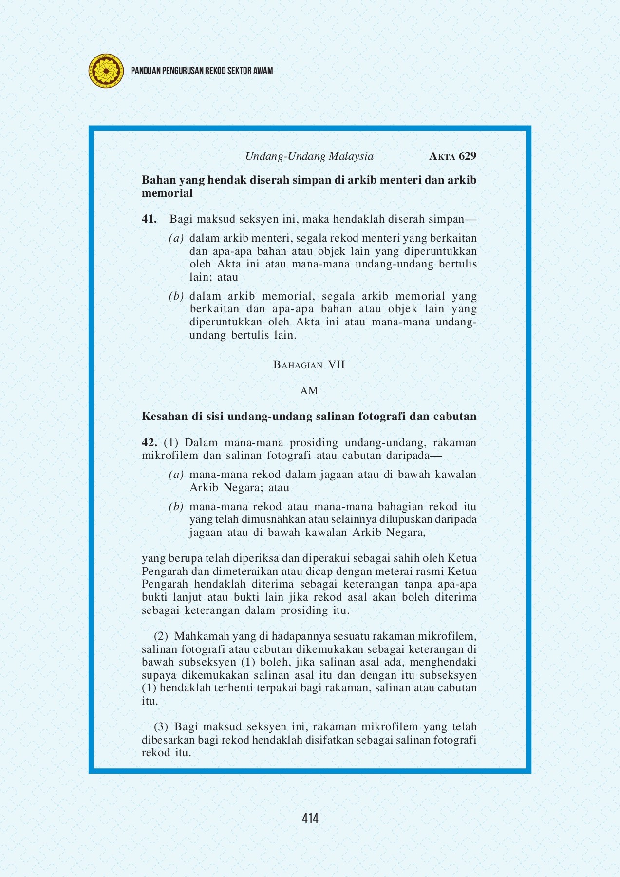 PANDUAN PENGURUSAN REKOD AWAM - amkabulmas - Muka Surat 432 | Membalik ...